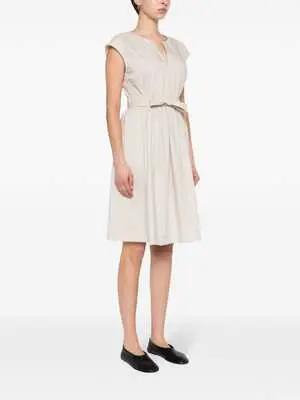 Woolrich Ruched Poplin Dress