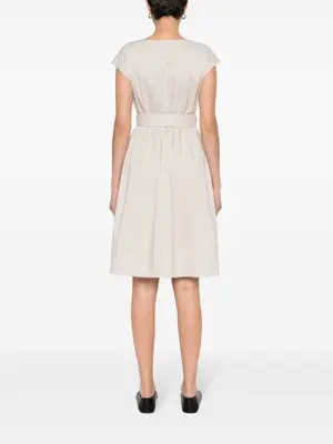 Woolrich Ruched Poplin Dress