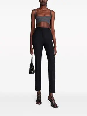 DION LEE Reflective Interlocking-weave Bralette