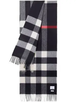 Burberry Checked Cashmere Scarf