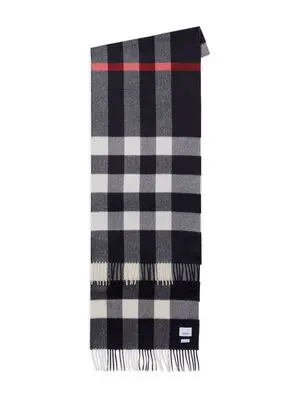 Burberry Checked Cashmere Scarf