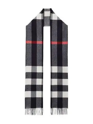 Burberry Checked Cashmere Scarf