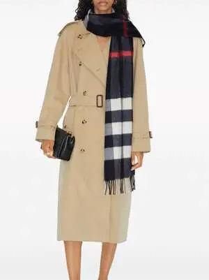 Burberry Checked Cashmere Scarf