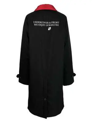 Undercover X Frgmt Logo-print Parka Coat