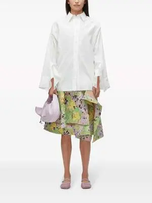 3.1 Phillip Lim Draped-cuff Poplin Shirt
