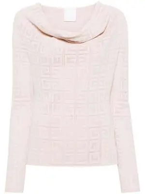 Givenchy 4g-jacquard V-neck Top