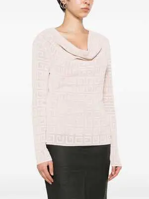 Givenchy 4g-jacquard V-neck Top