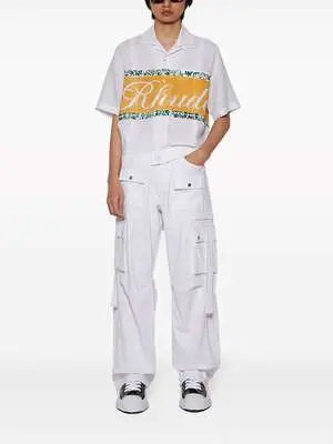 Rhude Amaro Linen Cargo Trousers