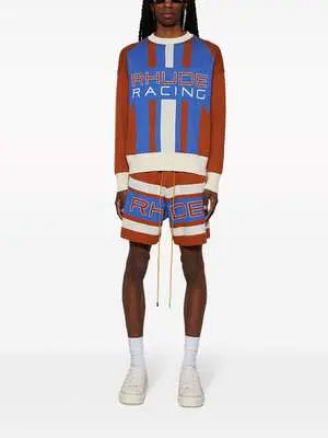 Rhude Panelled Knit Shorts