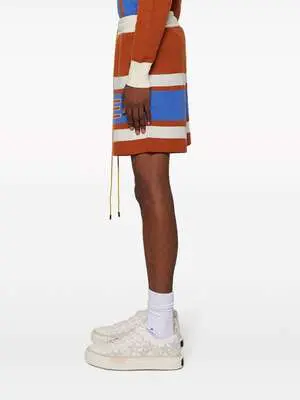 Rhude Panelled Knit Shorts