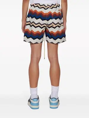 Rhude Zigzag Swim Shorts