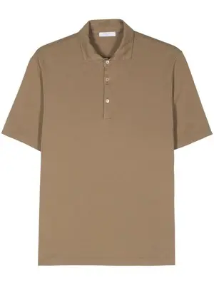 Boglioli Cotton Polo Shirt - Neutrals