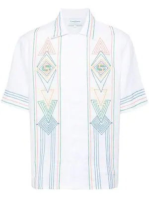 Casablanca Embroidered Shirts For Men