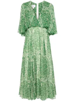 Women's Green Print