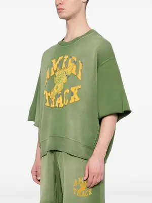 Amiri Crew-neck Short-sleeve Sweatshirt