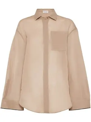 Brunello Cucinelli Patch-pocket Cotton Shirt