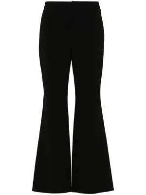 Balmain Flared Crepe Trousers
