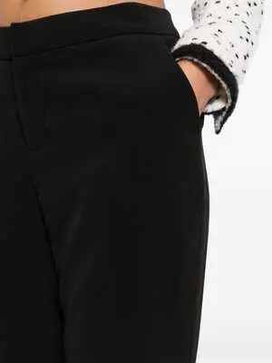 Balmain Flared Crepe Trousers