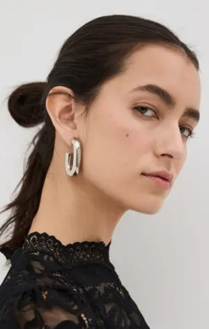 Rabanne Xl Link Hoop Earrings