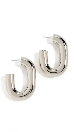 Rabanne Xl Link Hoop Earrings