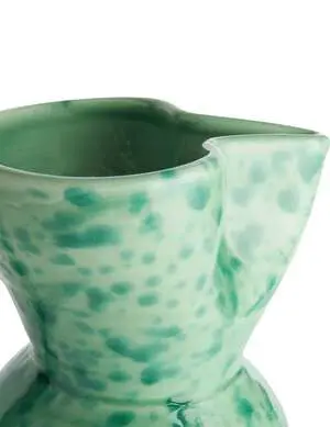 CABANA Glazed Ceramic Pitcher