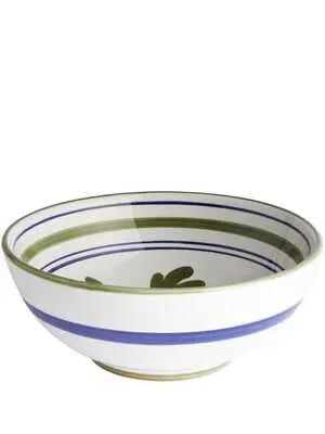 CABANA Blossom Ceramic Bowl - White