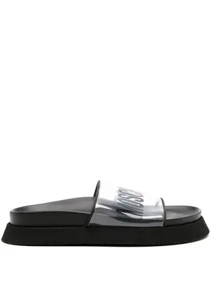 Moschino Logo-print Slides
