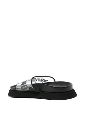 Moschino Logo-print Slides