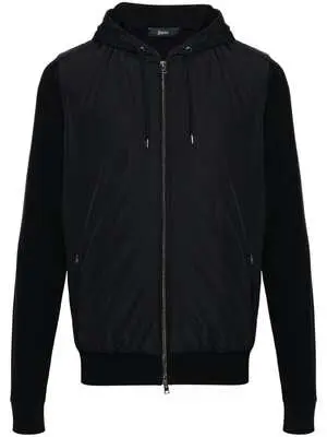 Herno Contrast-panel Piqué Jacket