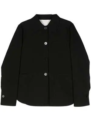 JIL SANDER Point-collar Cotton Shirt Jacket