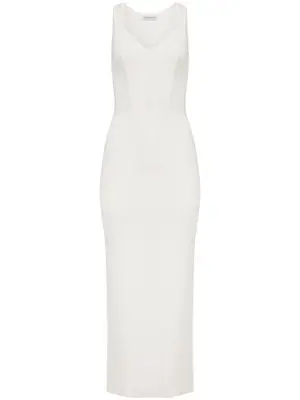Nina Ricci Corset-style Maxi Dress - White