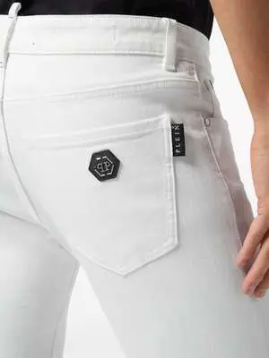 Philipp Plein Low-rise Skinny Jeans - White
