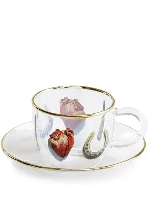 SELETTI I Love You Coffee Cups - White