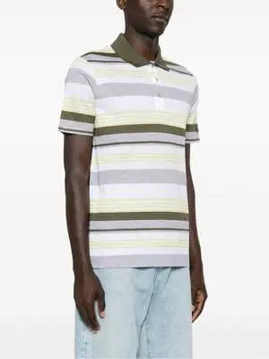 Paul & Shark Striped Polo Shirt - White