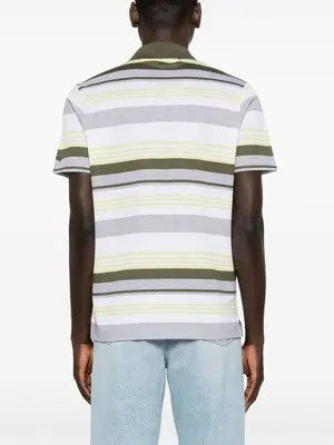 Paul & Shark Striped Polo Shirt - White