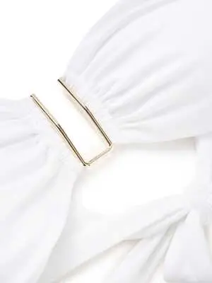 Melissa Odabash Barcelona Bandeau Bikini Top - White