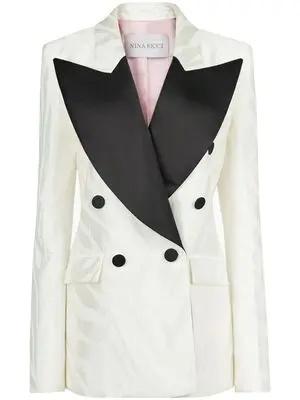 Nina Ricci Zebra-jacquard Blazer