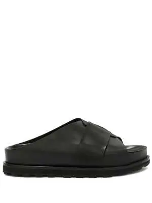 JIL SANDER Slip-on Leather Slides