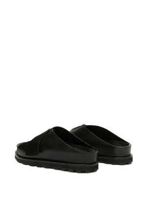 JIL SANDER Slip-on Leather Slides