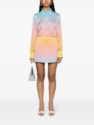 Casablanca Pastel Gradient Silk Shirt