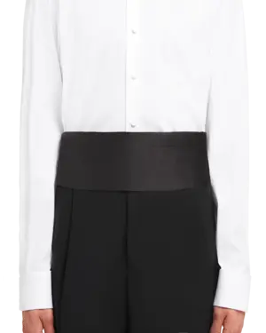 Prada Satin Tuxedo Cummerbund
