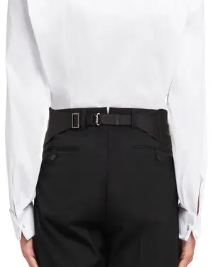 Prada Satin Tuxedo Cummerbund