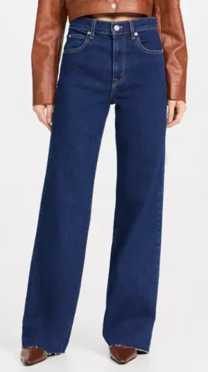 SLVRLAKE Grace Straight Leg Jeans - Western Hero