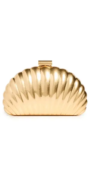 Simkhai Monet Shell Clutch - Gold