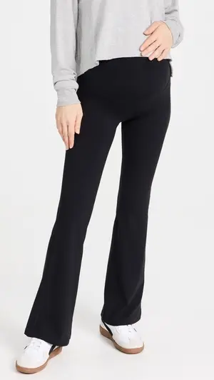 Splits59 Raquel Airweight Maternity Flare Leggings - Black