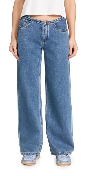 Still Here Heavyweight Denim Jeans - Classic Blue