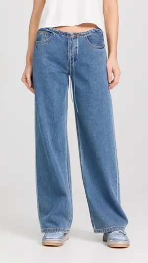 Still Here Heavyweight Denim Jeans - Classic Blue