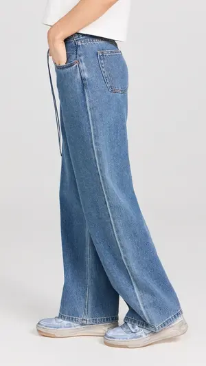 Still Here Heavyweight Denim Jeans - Classic Blue