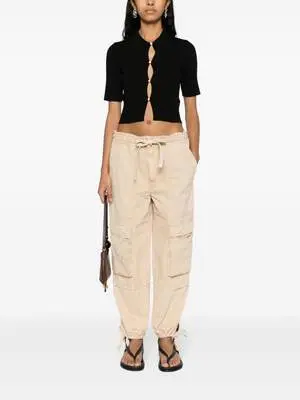 MARANT ETOILE Ivy Cotton Cargo Trousers - Neutrals