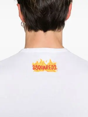 Dsquared2 Slogan-print Cotton T-shirt